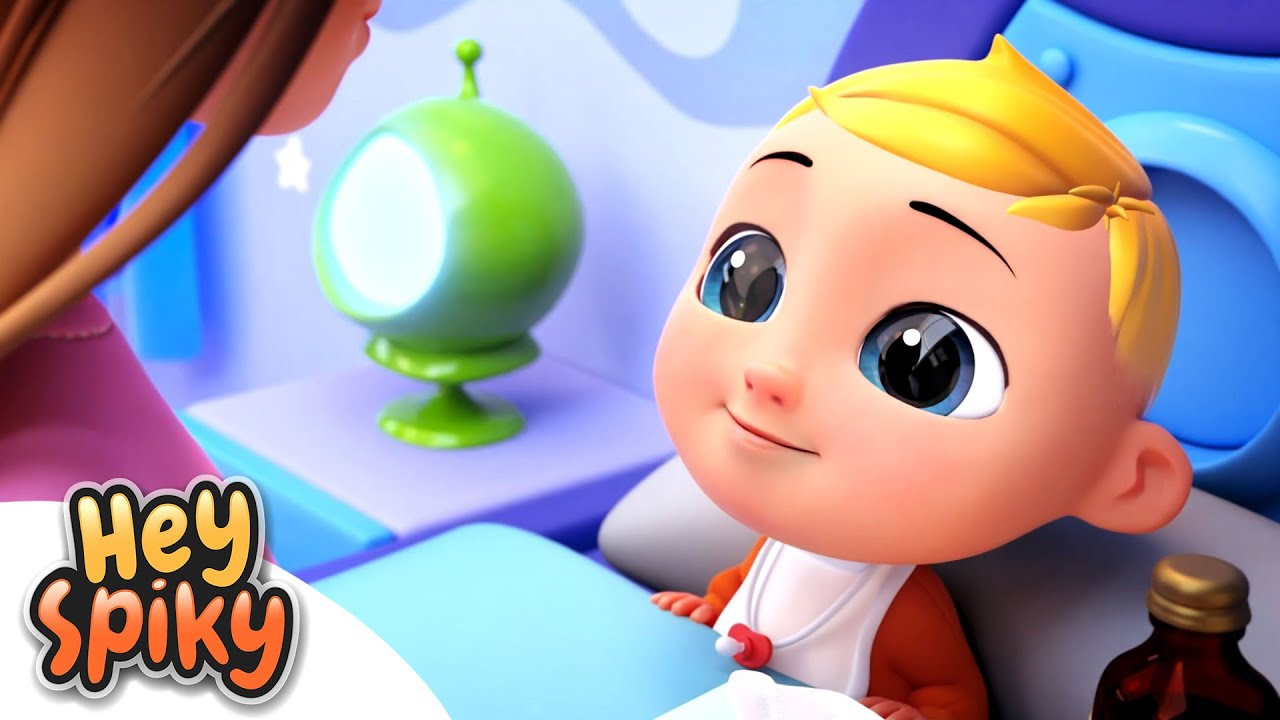 Sick Song | Hey Spiky Nursery Rhymes & Kids Songs - YouTube