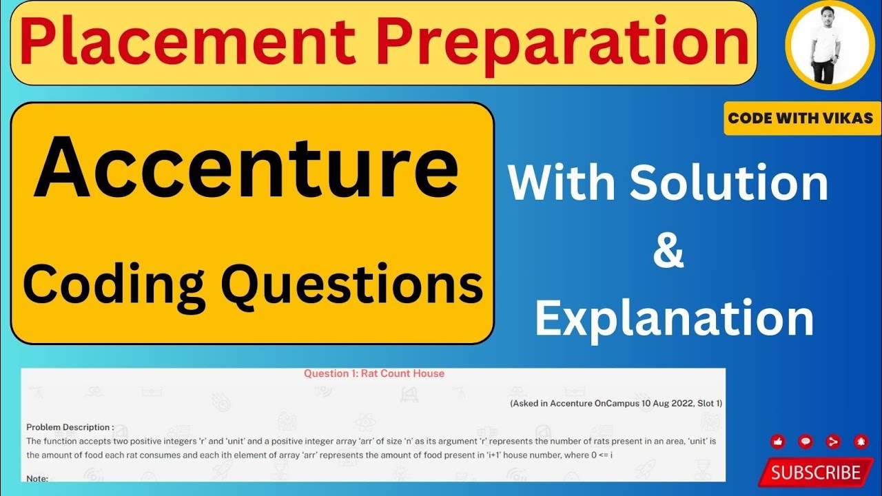 Accenture Coding Questions Placement Preparations Codewithvikas 8159