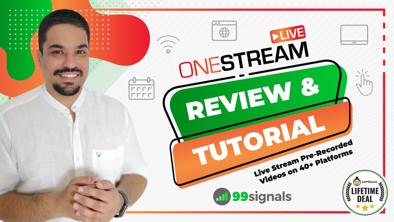 OneStream Live Review & Demo: Live Stream Pre-Recorded Videos on 40 ...