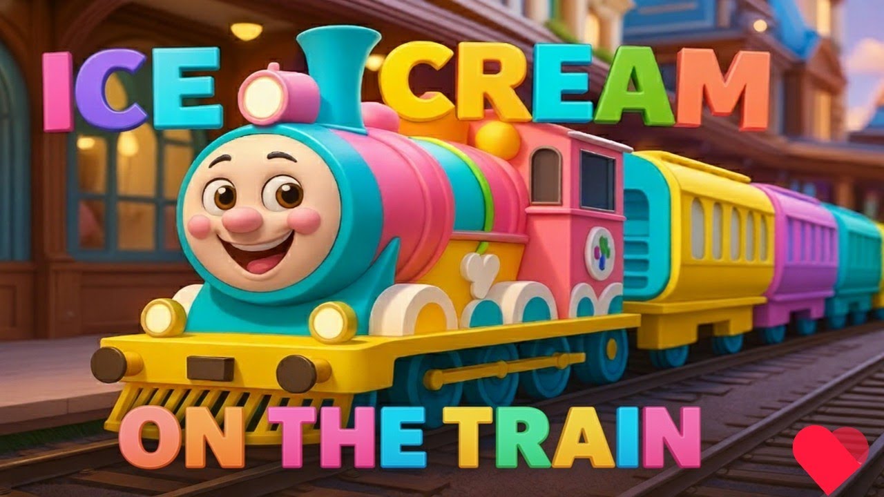 Ice Cream On The Train | kids videos for kids | Zubi Dubi Nursery ...