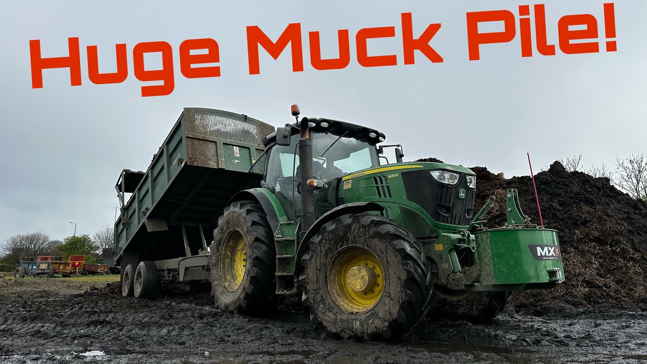 Things Need Fixing on the Farm! Muck Piled High! Tractors Working to ...