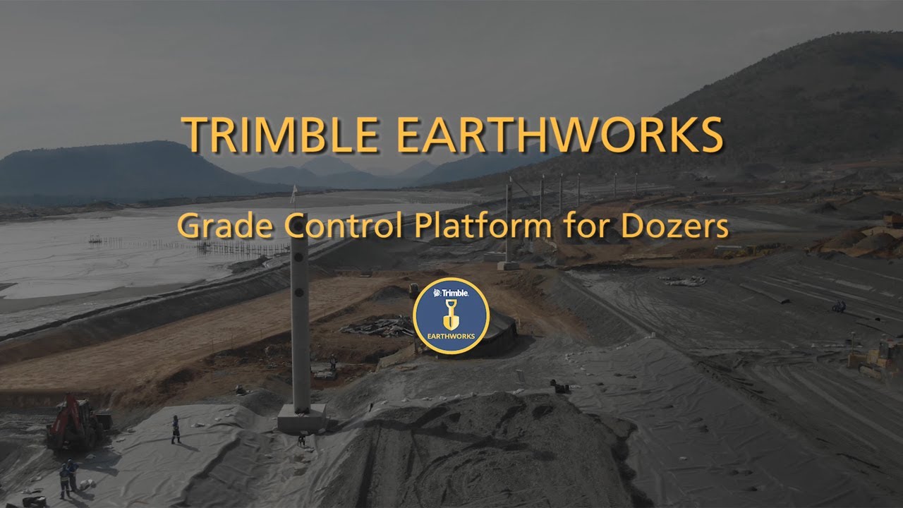 Trimble EarthWorks Grade Control Platform for Dozers - YouTube