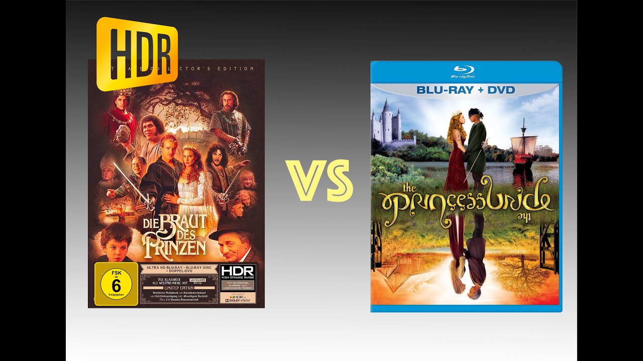 Comparison of The Princess Bride 4K (4K DI) HDR10 vs Regular Version ...