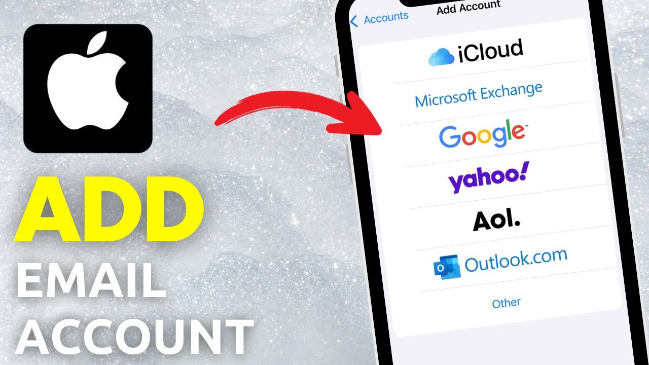 How To Add Email Account To iPhone iCloud - YouTube