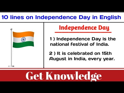 10 lines on Independence Day| 10 sentences on Independence Day ...