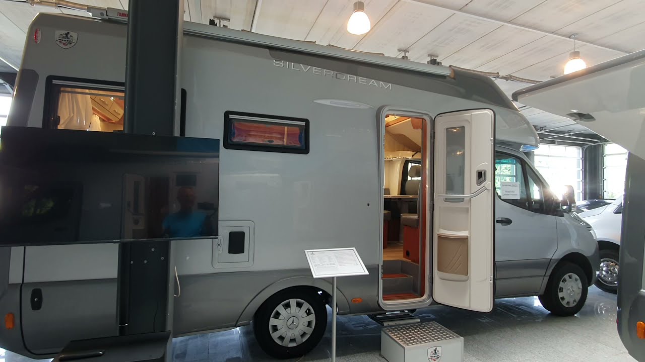 Magnificent, seven metre Silver Dream motorhome with widthwise rear bed ...