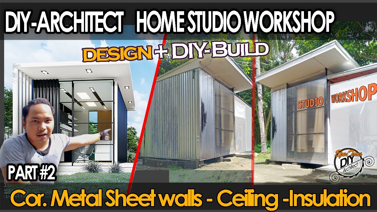 DIY: Building a Studio Workshop, Part-2 WALLS- CEILING & INSULATION ...