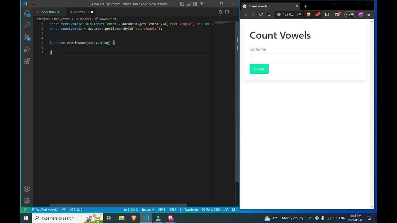 Contar la cantidad de vocales en un string FACIL!!! - YouTube