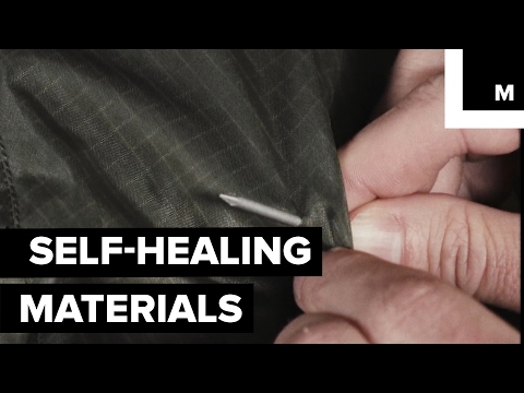 Self-healing fabric