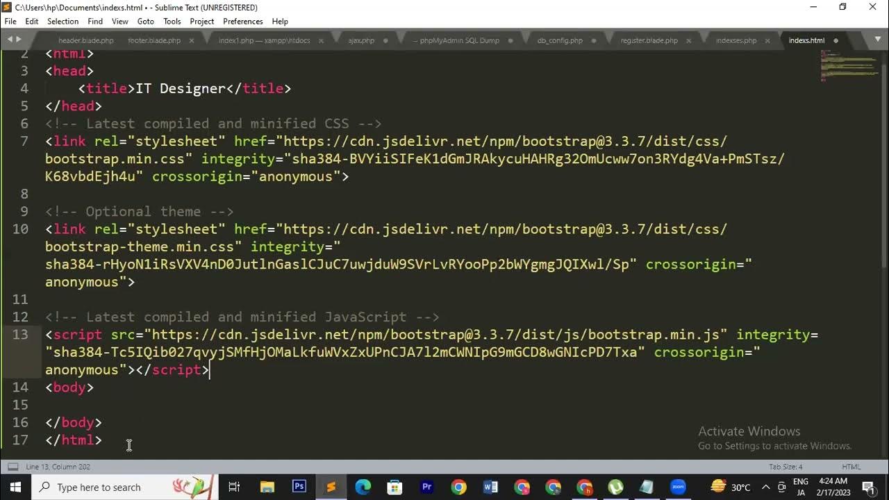 How can be create a website in bootstrap 5 | Responsible website design - YouTube