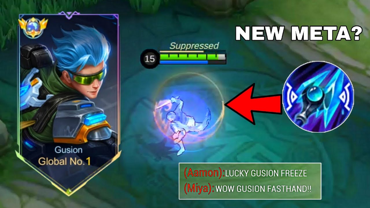 GUSION WITH WINTER TRUNCHEON BEST FOR COUNTER AAMON (Must Watch) GUSION ...