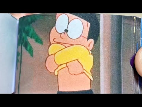 Doraemon Cartoon Flipbook #1 | Nobita Nobi and Takeshi "Gian" Goda fly ...