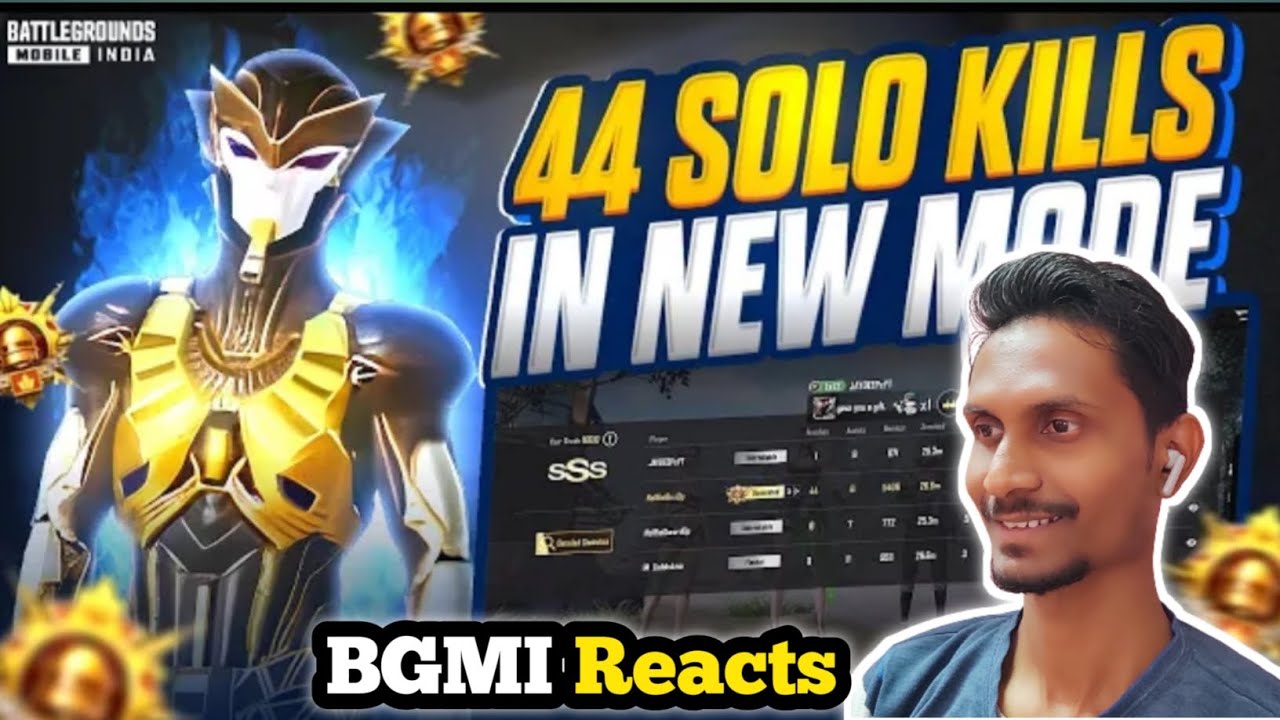 44 SOLO KILLS 😱 in New Mode | Bixi Op Destroying Conqueror Rank Push ...