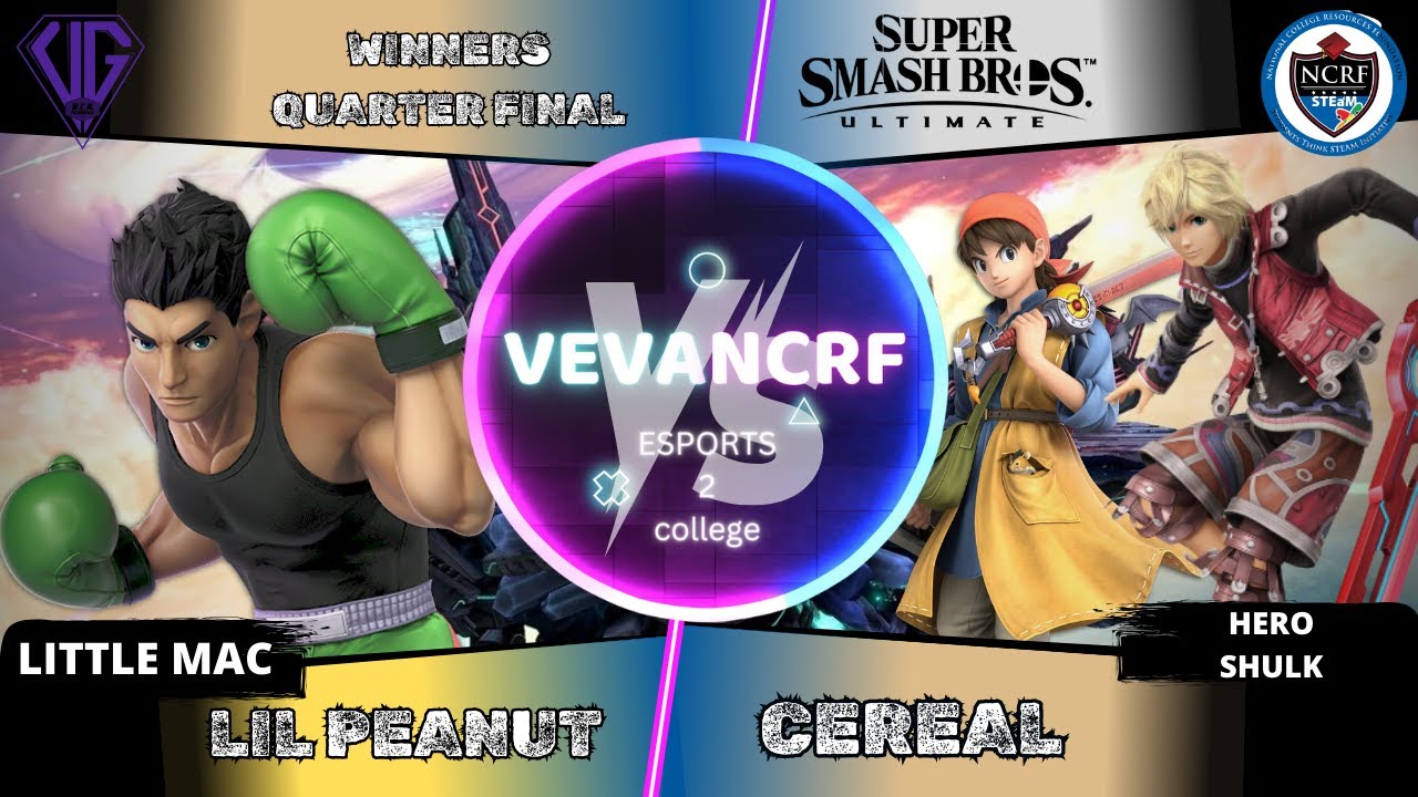 NCRF/VEVAGaming SSBU Tournament #18 Round Two: Lil Peanut(Little Mac ...