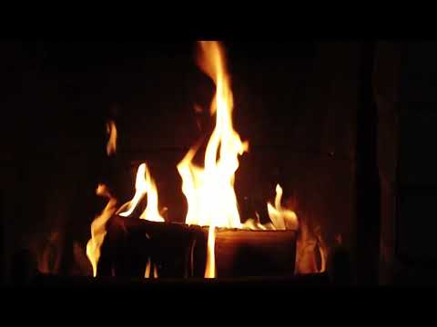 Şömine ateşi videosu