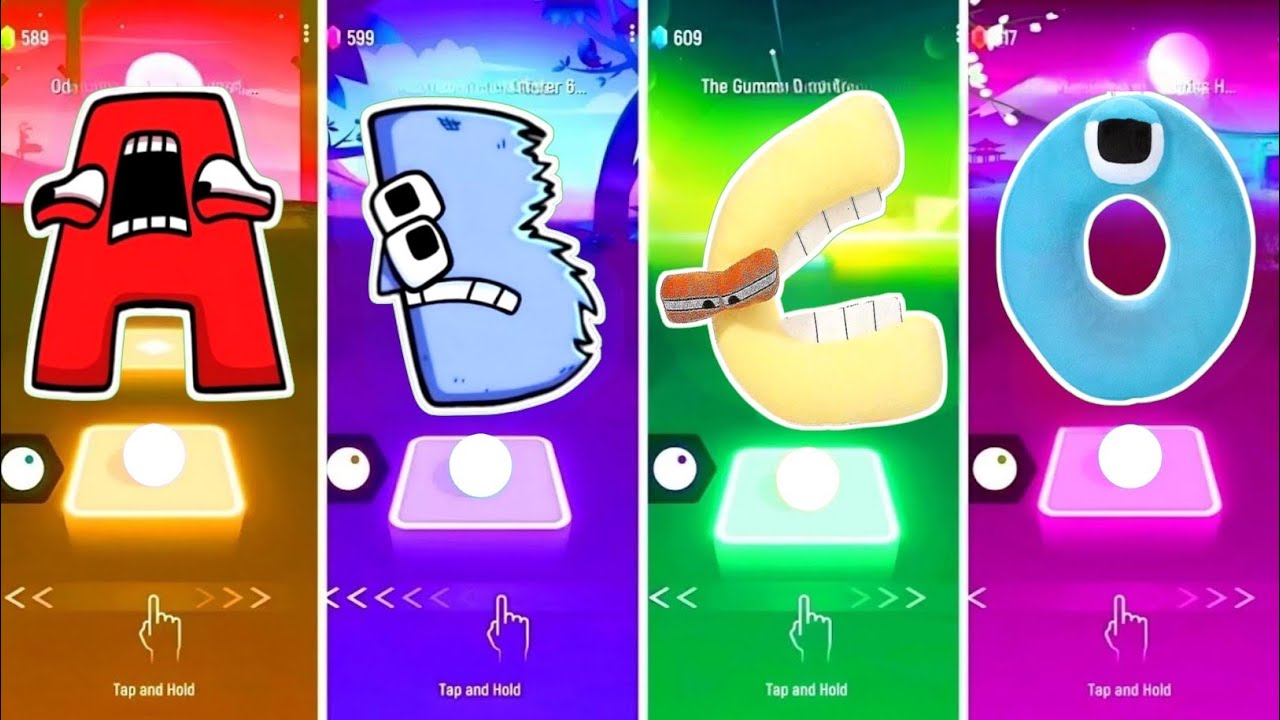 Angry Alphabet Lore - A 🆚 B 🆚 Alphabet Lore Soft - C 🆚 O. 🎶 Who Is Best ...