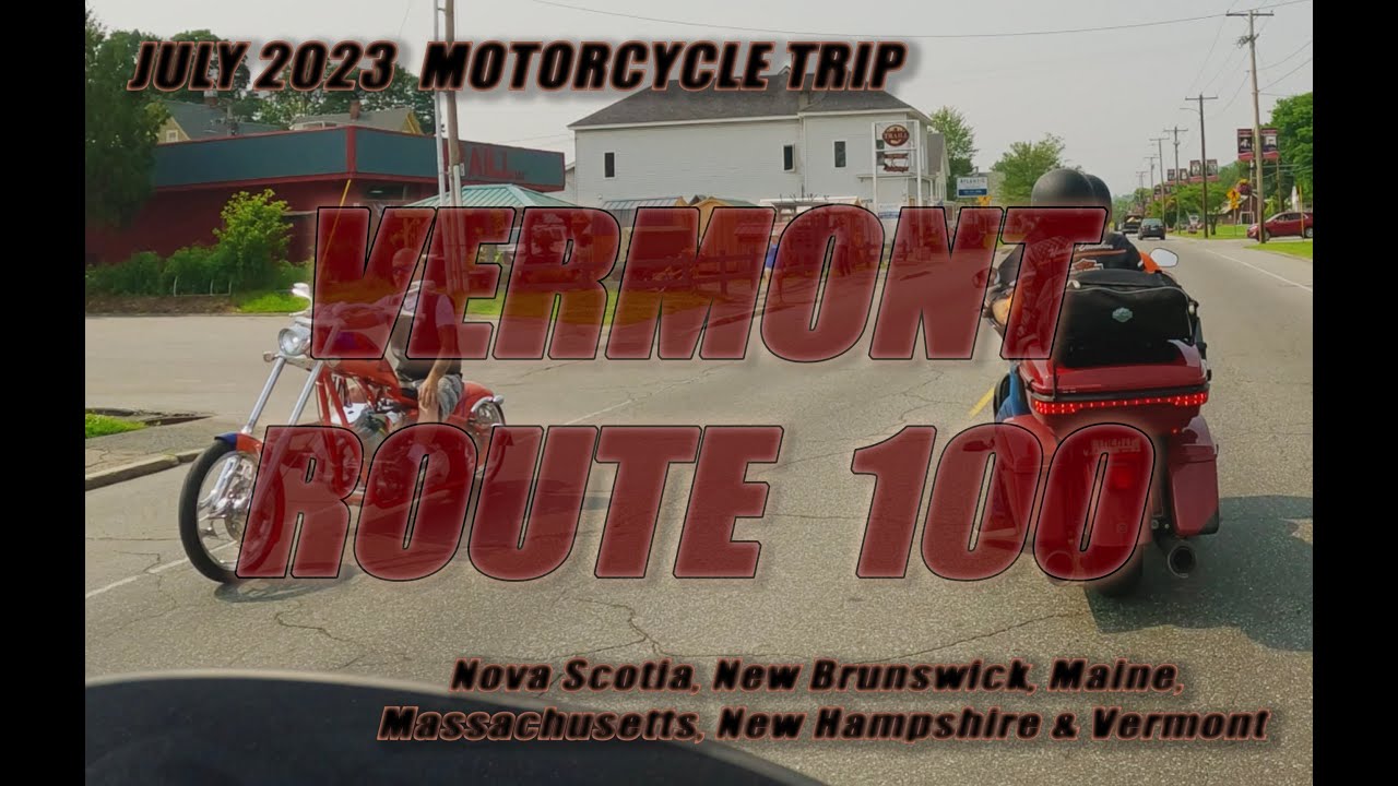 EP2023 006 MOTORCYCLE RIDE ALONG VERMONT ROUTE 100 - YouTube