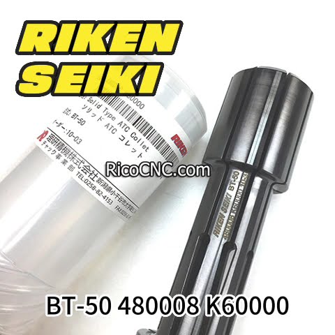 RIKEN SEIKI BT-50 480008 K60000 Solid Type ATC Collet for MORI SEIKI - YouTube