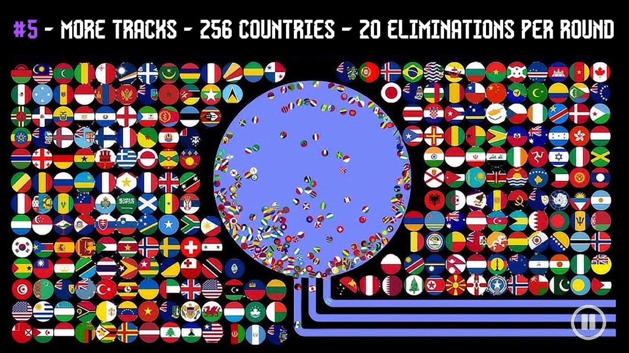 256 Countries Marble Race #5 - YouTube