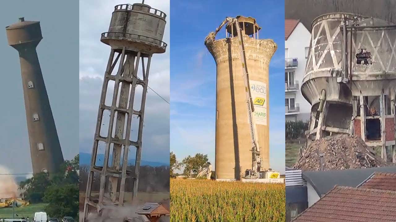 Water Tower Fall - Caixa D'Água em Demolição - YouTube