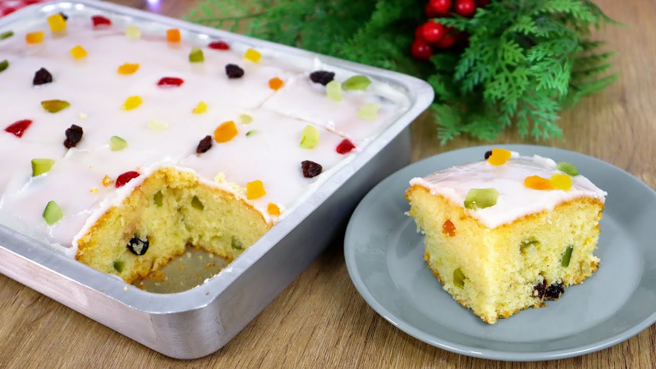BOLO DE NATAL SIMPLES FÁCIL E DELICIOSO - YouTube