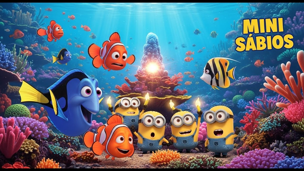🐠 Dory, Nemo y los Minions: ¡El Tesoro de los Banana-Corales! 🍌 # ...