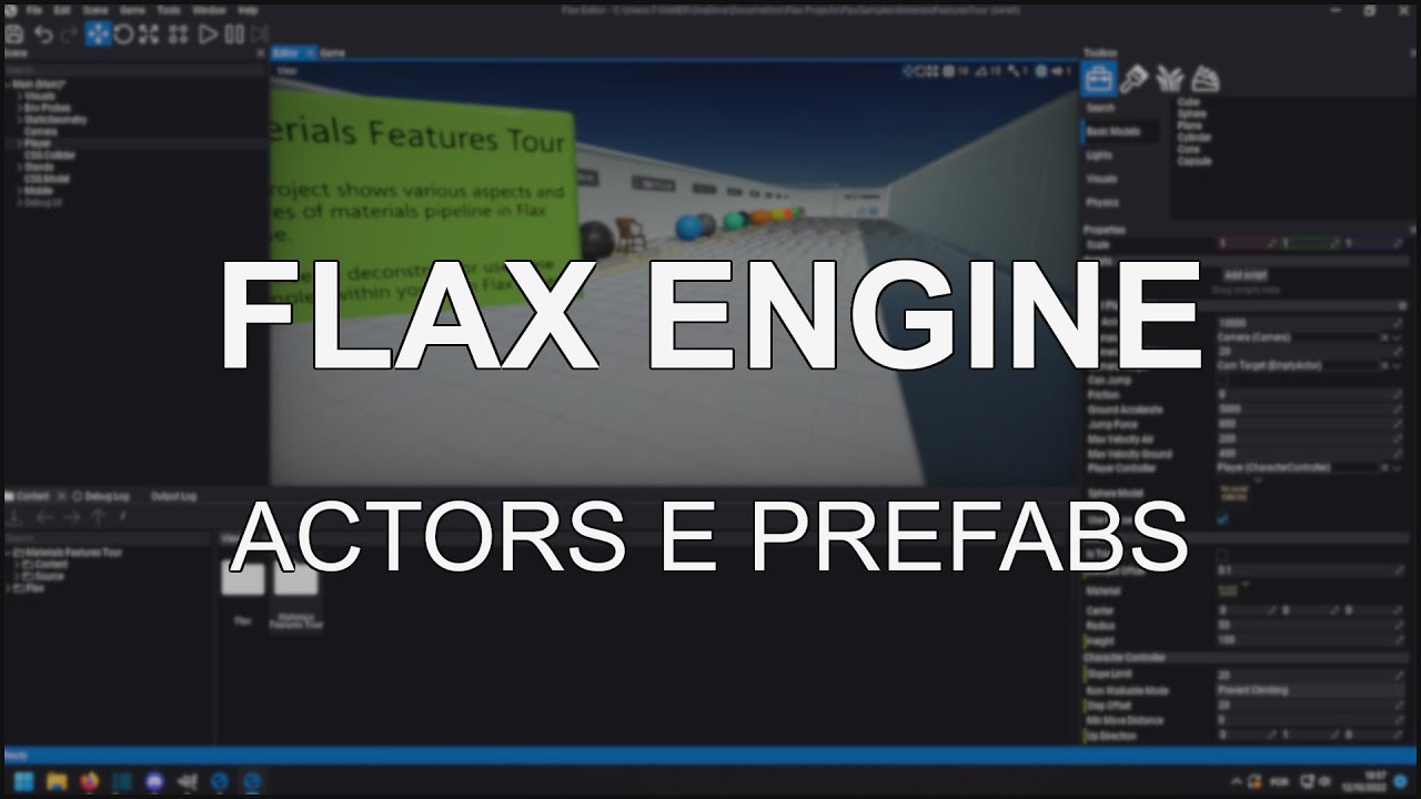 Actors e Prefabs - Flax Engine #02 - YouTube
