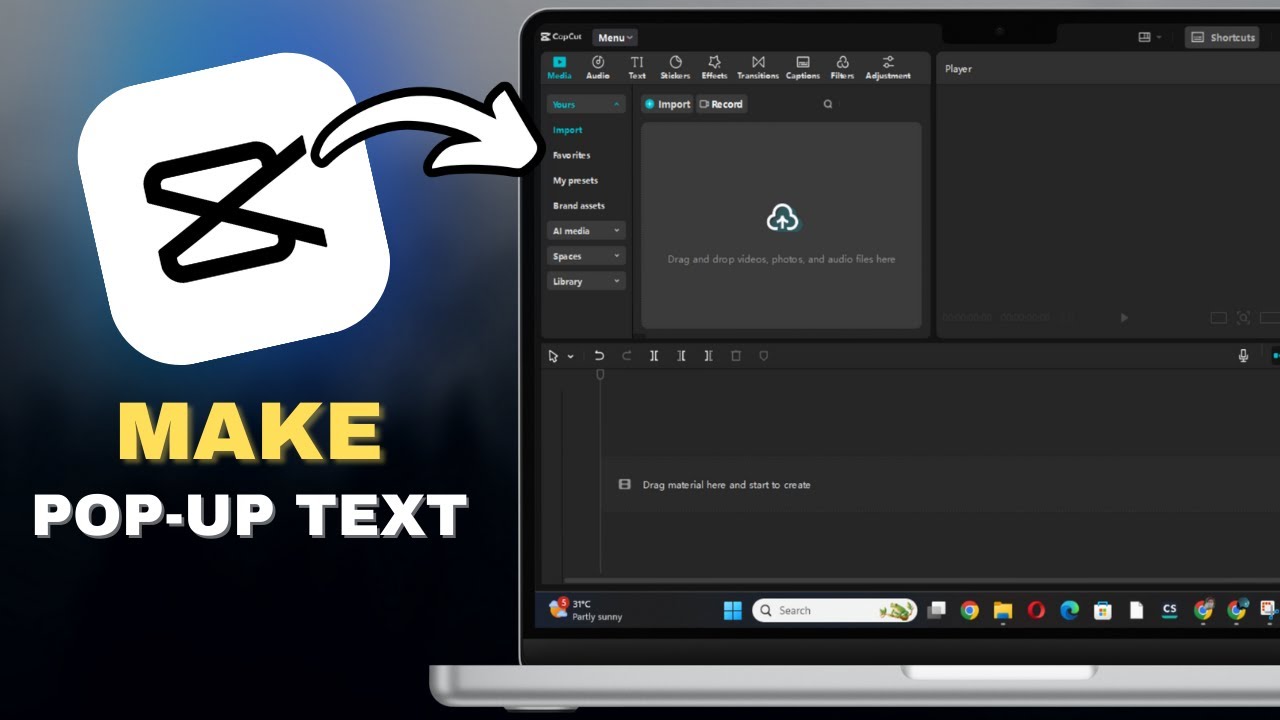 How to CREATE A POP-UP TEXT EFFECT in CapCut in SECONDS! - YouTube