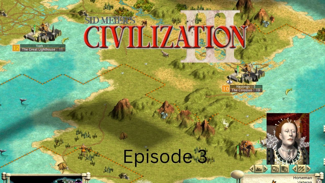 Civilization 3 England Episode 3 Huge map, Marathon - YouTube