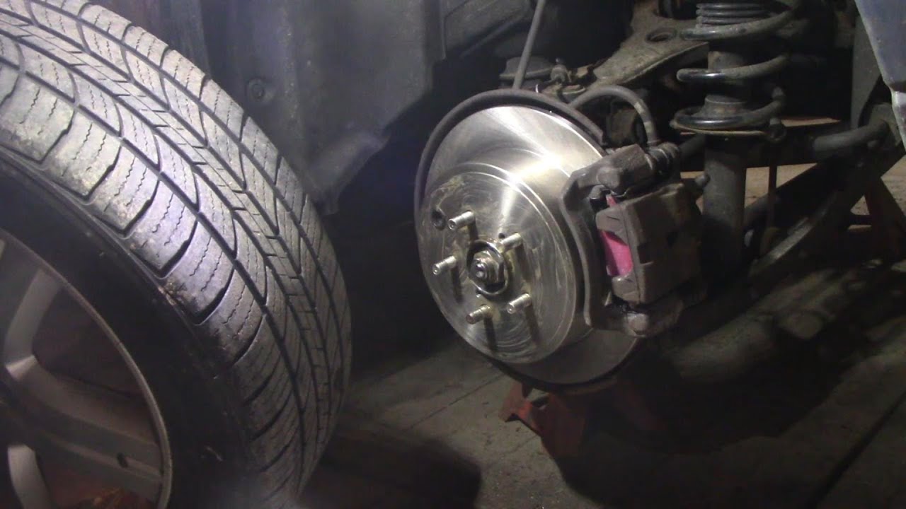 2010 Subaru Brake rotors and pads change (easy DIY) - YouTube