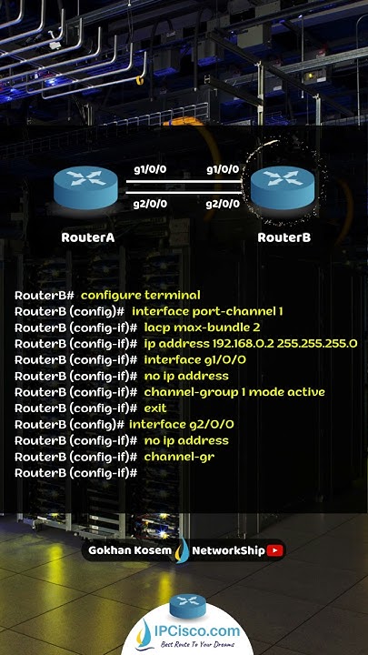 Cisco EtherChannel LACP Configuration | CCNA 200-301 | IPCisco.com - YouTube