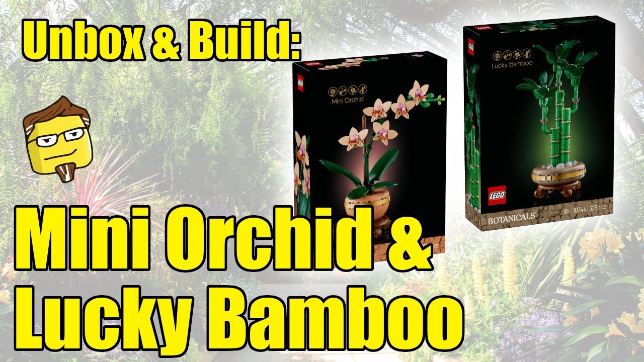 LEGO Unbox & Build - Mini Orchid & Lucky Bamboo - YouTube