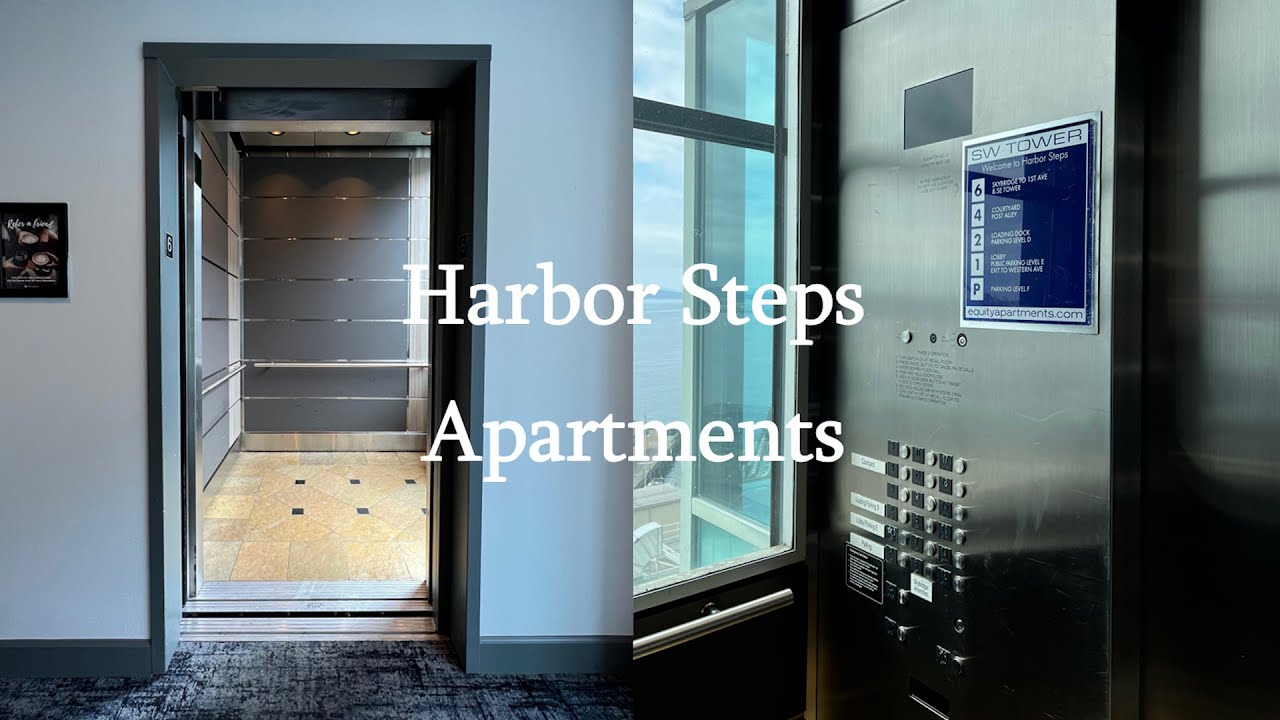 Epic OTIS Traction Scenic Elevators - Harbor Steps Apartments ...