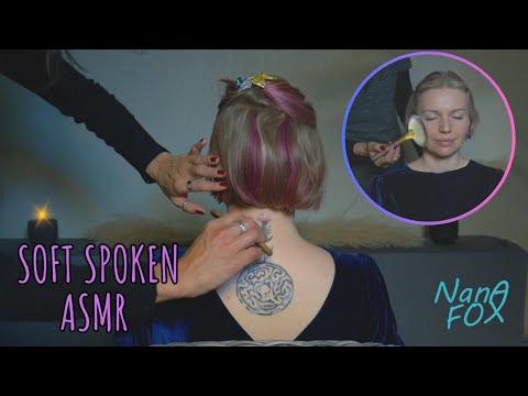 Blissful relaxation with Inga - Soft spoken ASMR hair brushing, hair play and make-up brushes