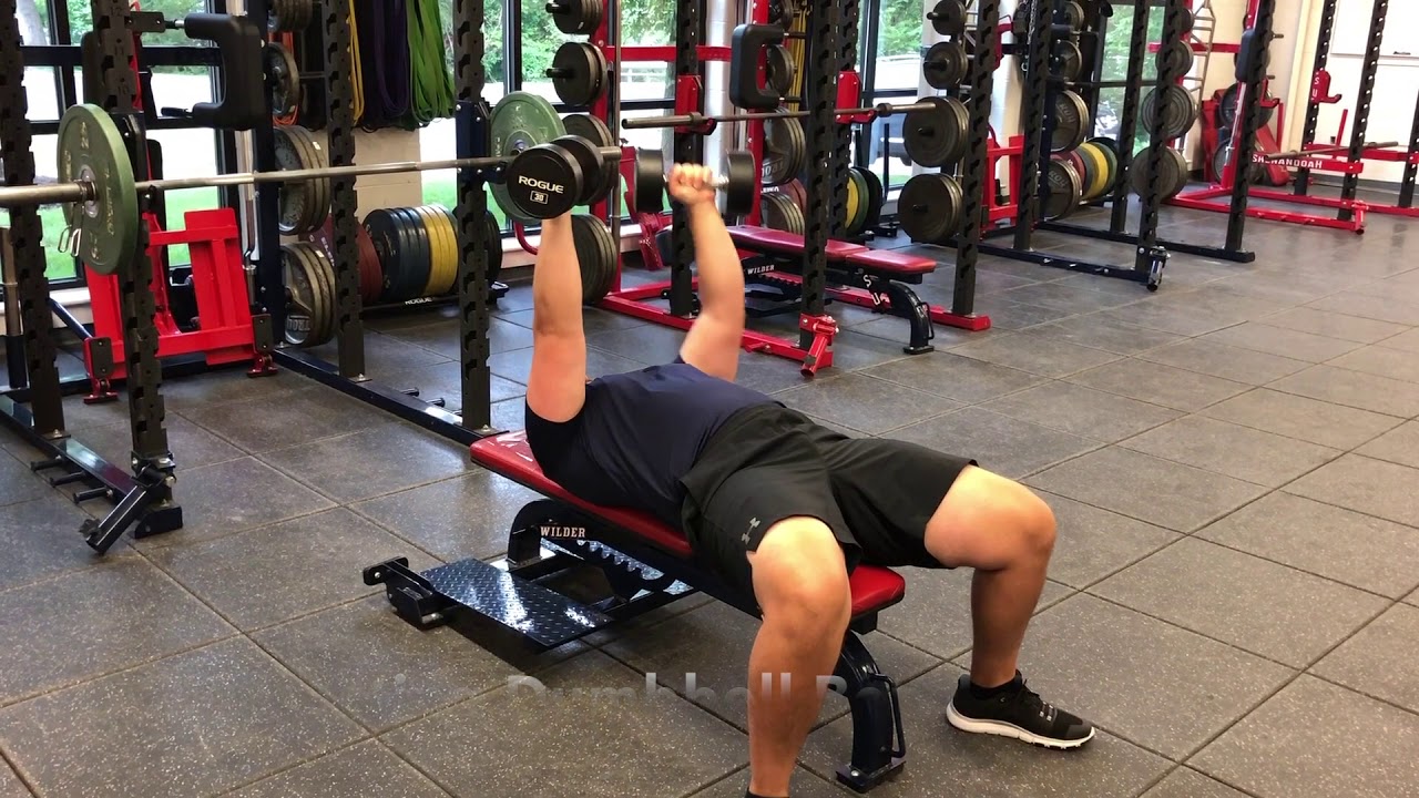 Alternating Dumbbell Bench Press - YouTube