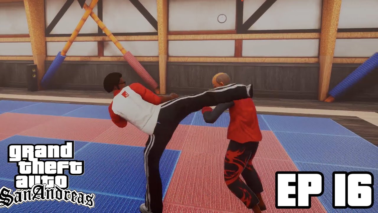 CJ LEARNS KUNG-FU AND HOW TO SWIM! | GTA SAN ANDREAS DEFINITIVE EDITION ...