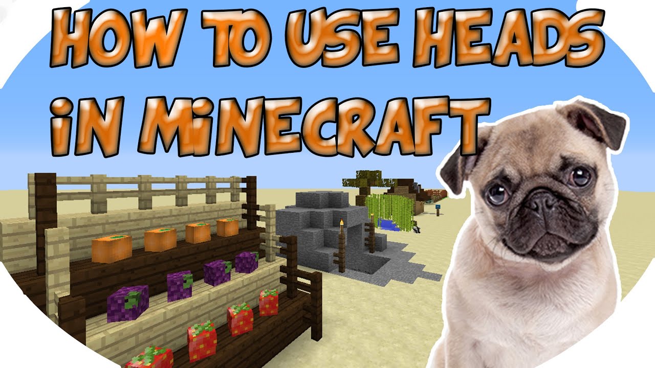 How to use Minecraft heads creatively - YouTube