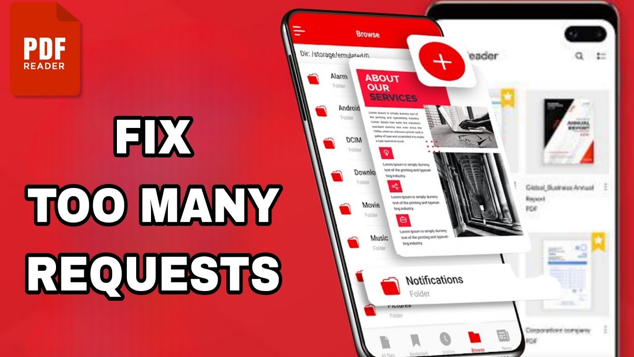 How To Fix And Solve Too Many Requests On PDF Reader App | Final ...