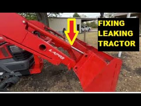 Removing & Fixing Hydraulic Lift Arm On Kubota Tractor - Replacing ...