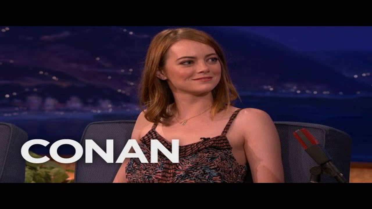 Emma Stone on Conan - Part 01 - YouTube