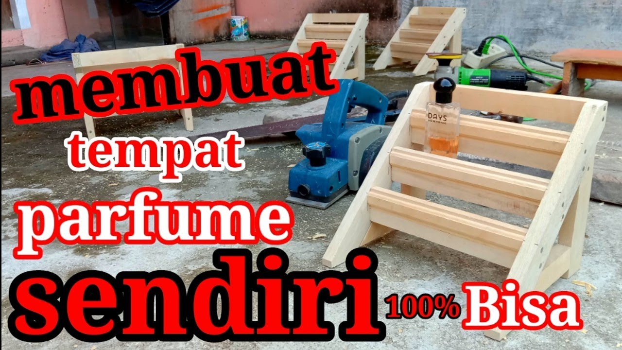 cara membuat tempat parfum - YouTube