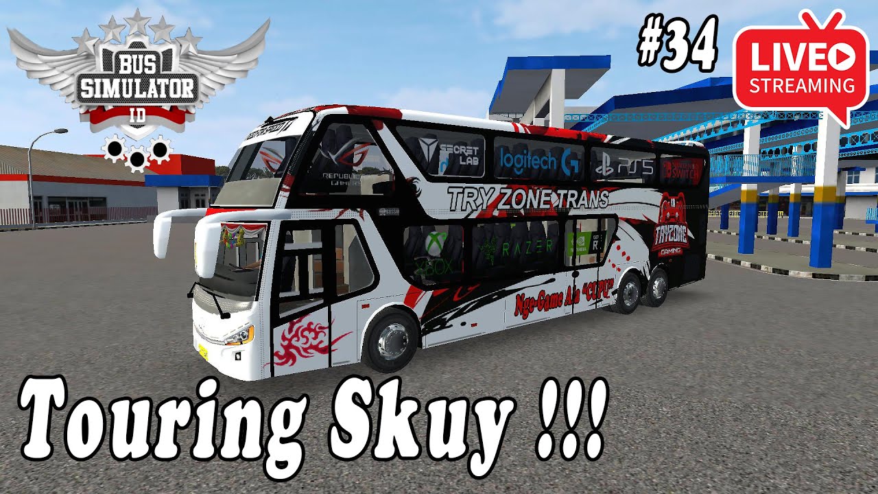 PARA SUPIR BUS GABUT TOUR KELILING INDONESIA - Bus Simulator Indonesia ...