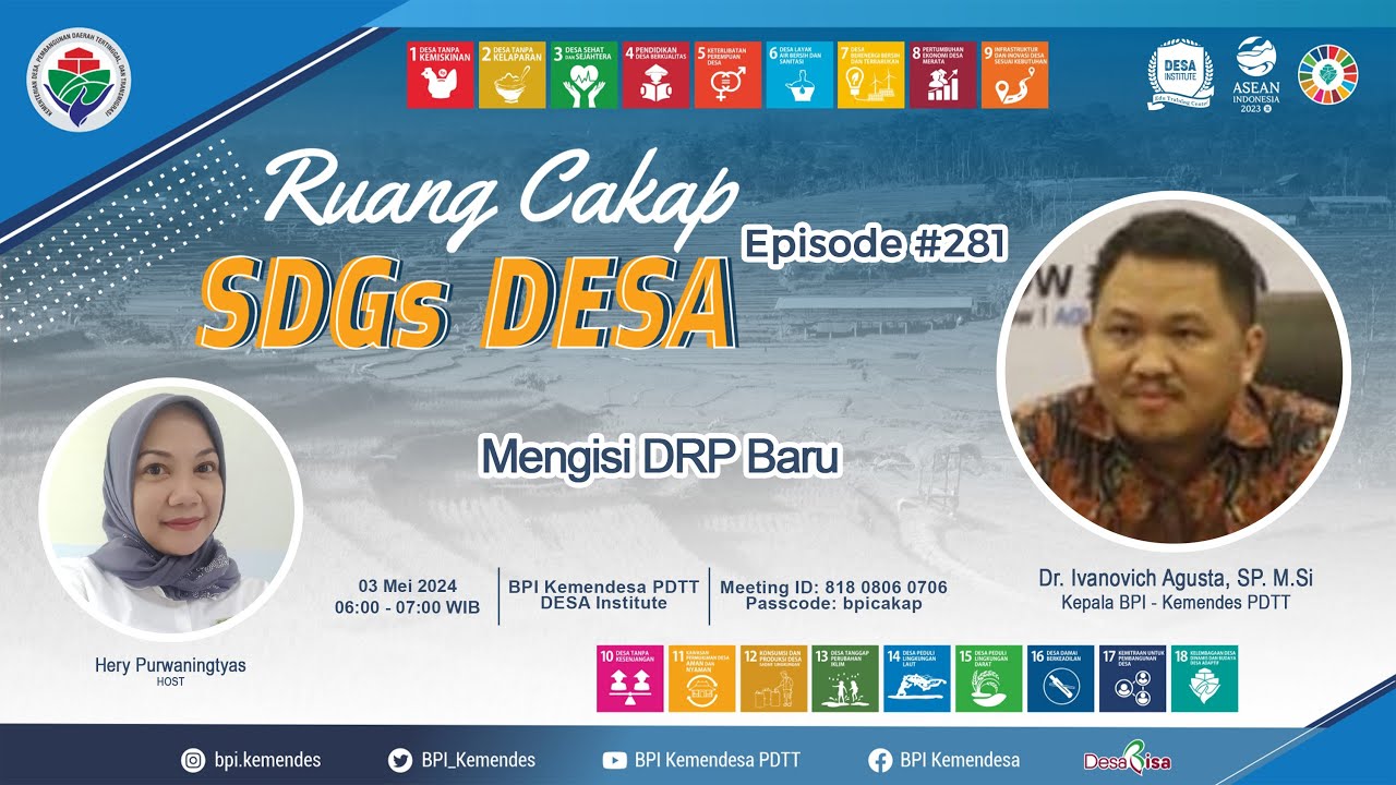 Mengisi DRP Baru | Ruang Cakap SDGs DESA #281 - YouTube