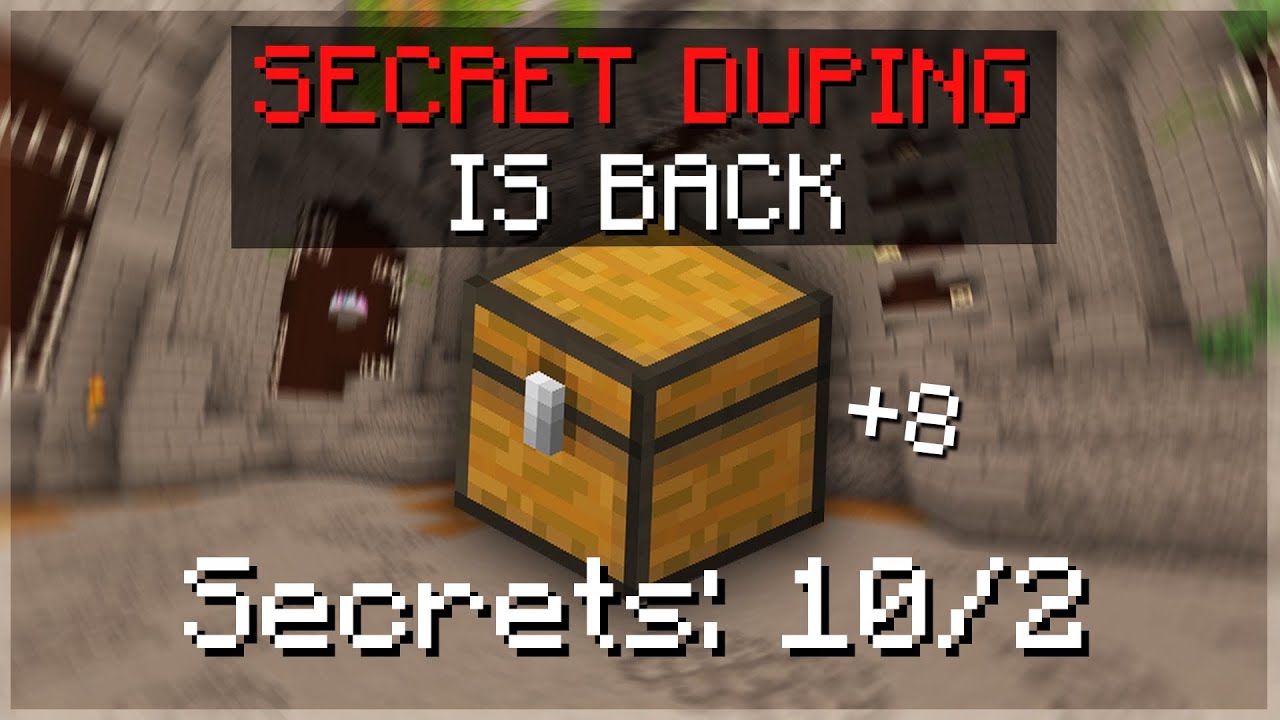 Secret duping is BACK (Hypixel skyblock) - YouTube