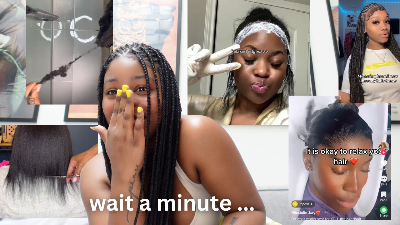 unpopular opinions | protective styles, trims, edges, relaxers?? - YouTube