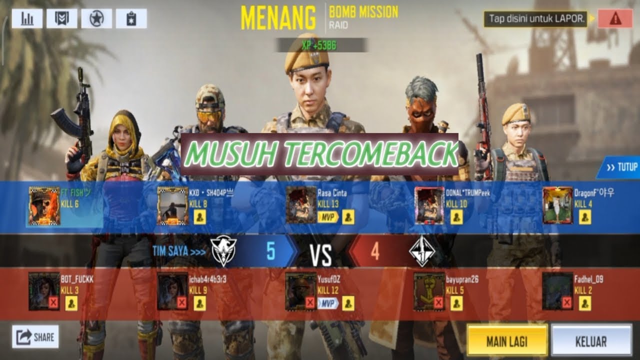 GAME PLAY RANK LEGENDARY | CODM INDONESIA - YouTube