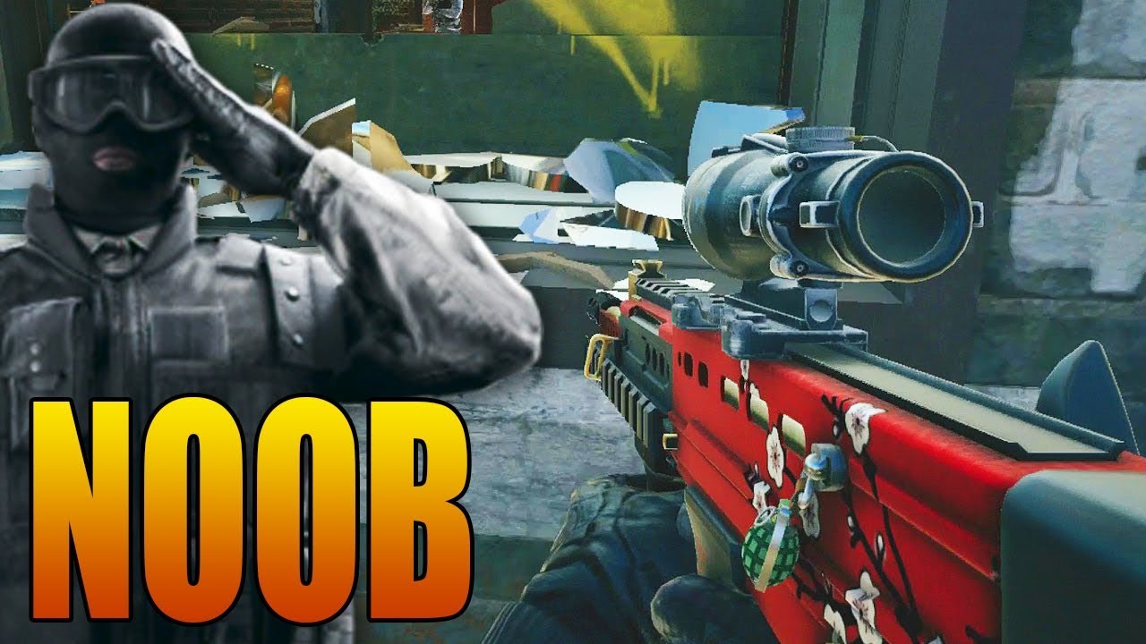His FIRST GAME of Rainbow Six Siege (BIG NOOB) - YouTube