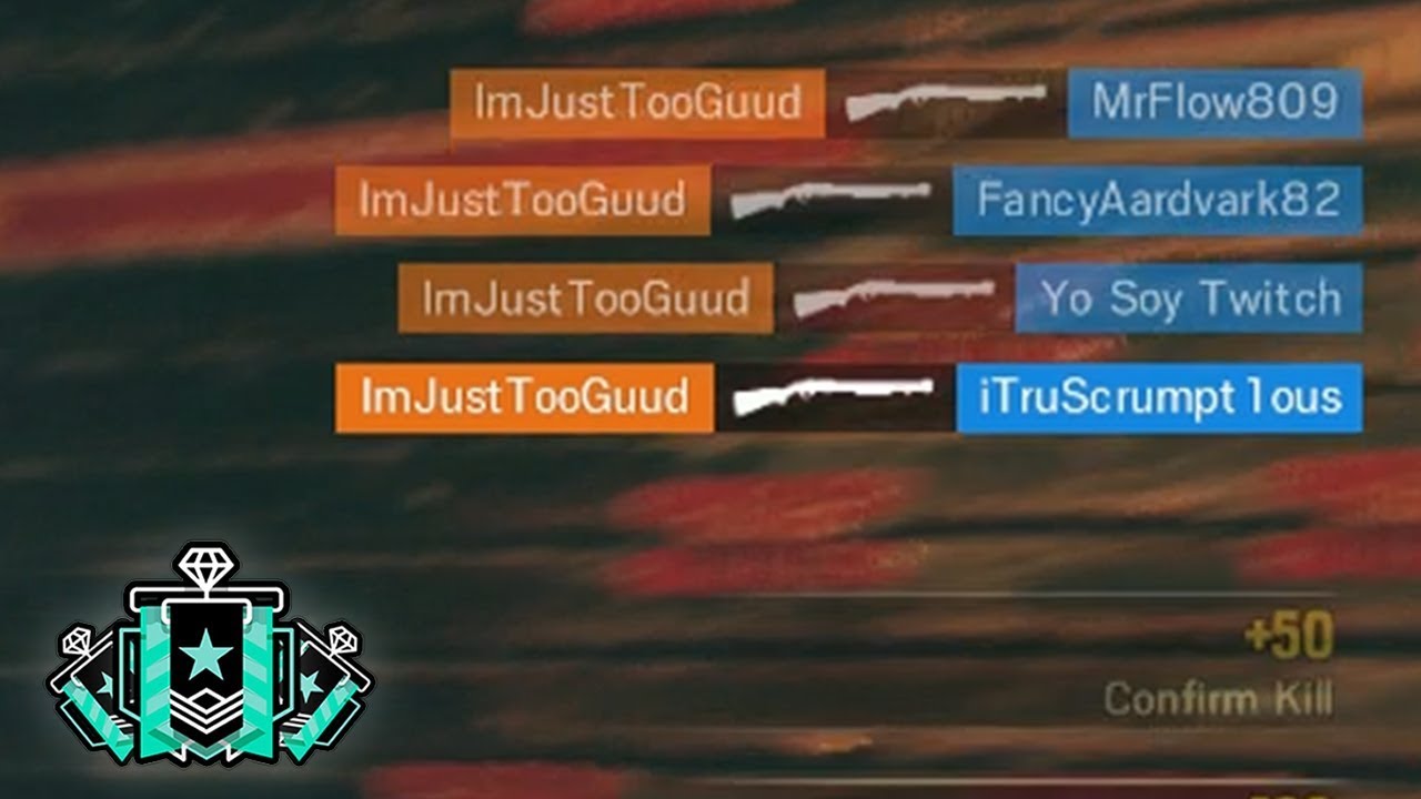 Satisfying Quad Feed : Xbox Diamond - Ranked Highlights - Rainbow Six ...