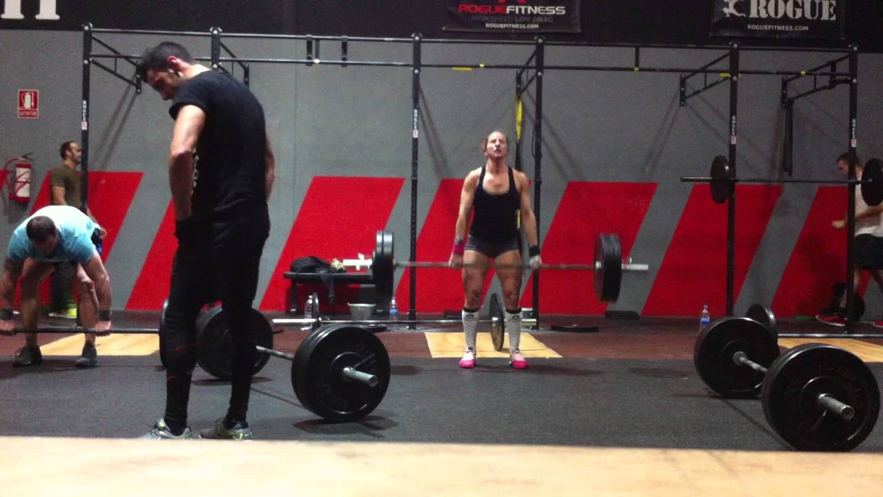 CrossFit Wod Fran + Diane Elia Navarro - YouTube