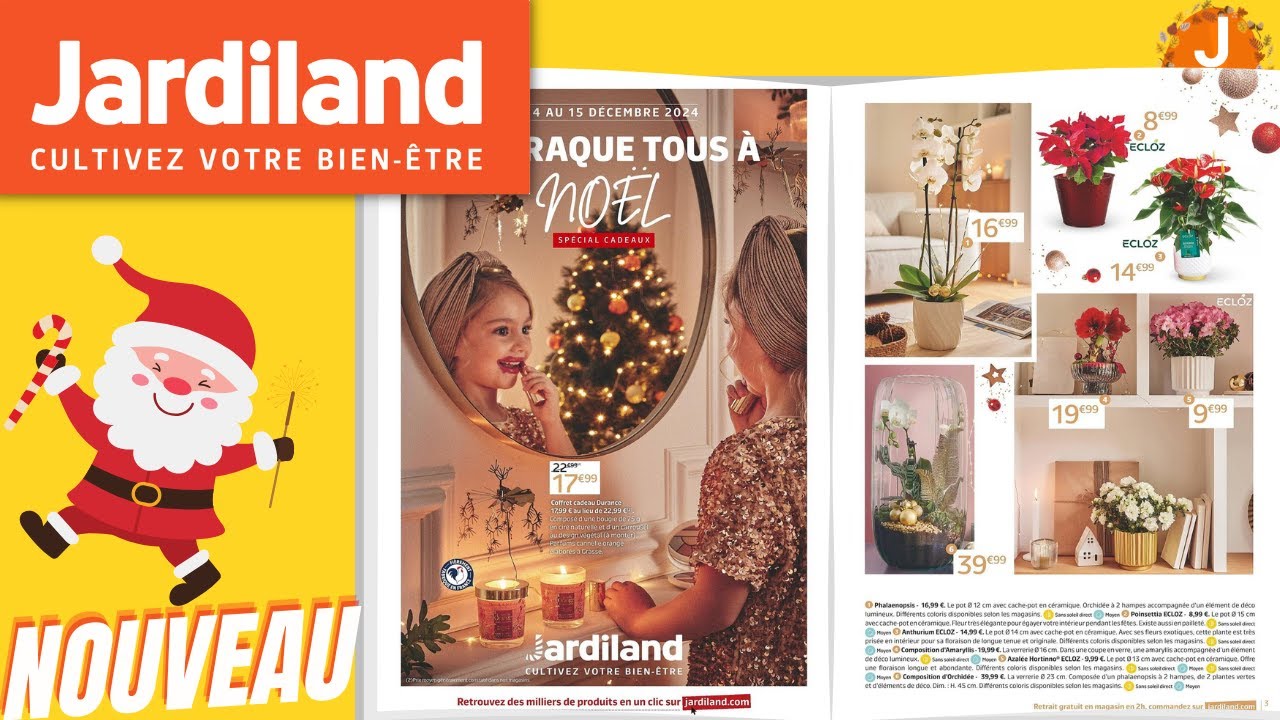 catalogue JARDILAND du 4 au 15 décembre 2024 💝 NOËL- FRANCE - YouTube
